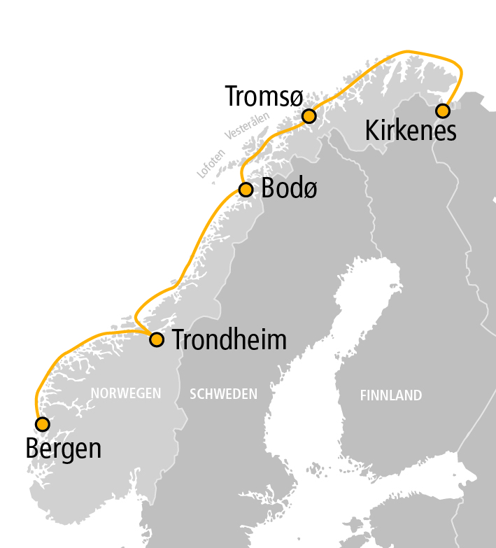Havila - neue norwegische Postschiffe 2022 + 2023